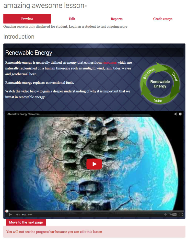 The Moodle Lesson Activity truly is an amazing content creator | Lewis ...